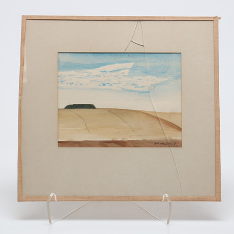 TAGE HEDQVIST. Watercolor, "Arild" signed and dated. Art - Drawings ...