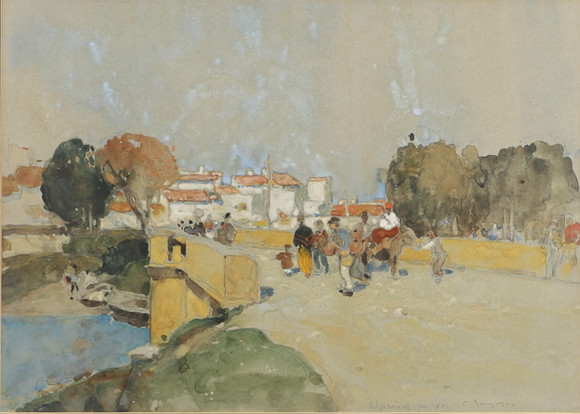 SIR FRANK WILLIAM BRANGWYN, RA, RWS (1867-1956). His circle. ALGECIRAS ...