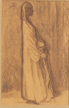 MERVYN PEAKE (1911-1968). BATHER; MOTHER AND CHILD. Art - Drawings ...