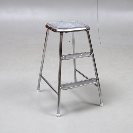 STEGPALL, Awab, kromad metall, 1900-talets mitt. Möbler - Fåtöljer ...