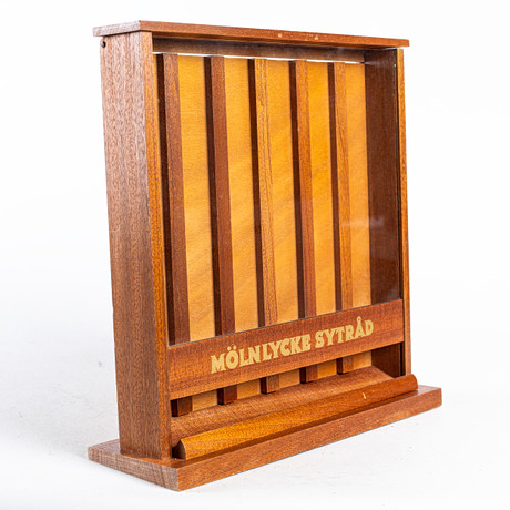 SEWING THREAD DISPLAY, Mölnlycke sewing thread. Miscellaneous ...