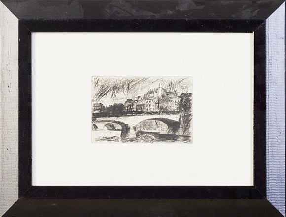 HERMANN TALVIK. Paris, etsning, signerad H. Talvik. Konst - Grafik ...