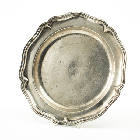 FAT, tenn, stämplar Johan Gustaf Ryman, Stockholm 1780, profilerat ...