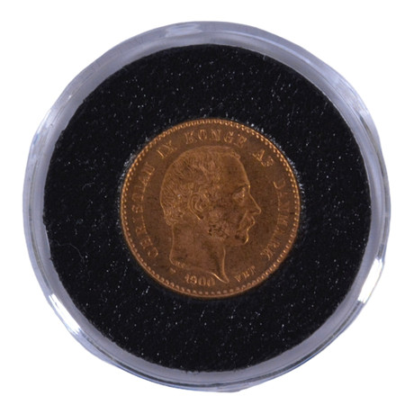 GOLD COIN, 10 kroner, Christian IX, Denmark, 1900. Coins, Medals ...