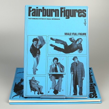 FAIRBURN FIGURES, set 1, book 1 & 2, "Female-Full Figure", "Male-Full ...