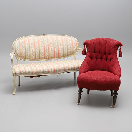 Sofa And Emma Armchair Furniture Sofas Seatings Auctionet