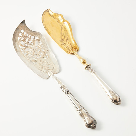 FISHING SPADE, SERVING SPADE, silver, Russia, Fish Spade with Openwork ...