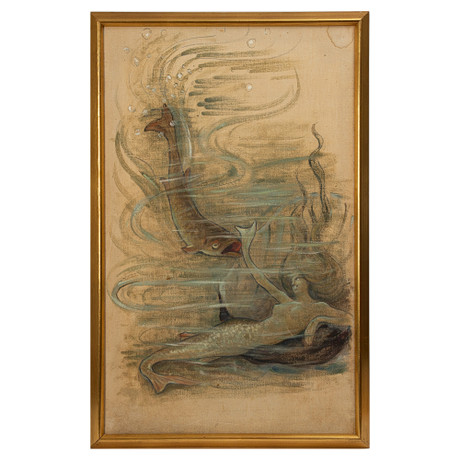 TYRA KLEEN. Attributed. Oil on canvas. Art - Paintings - Auctionet