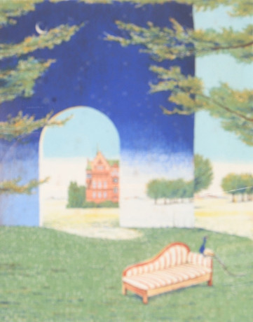 SUNE RUDNERT. Komposition med soffa, färglitografi, signerad -85. Konst ...