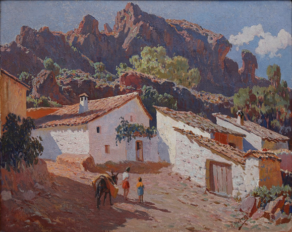 RUFINO MARTOS. Rural view. Art - Paintings - Auctionet