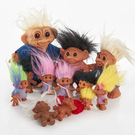 THOMAS DAM. Samling troll, 13 st. Danmark. Leksaker - Leksaker - Auctionet