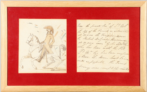 [UXBRIDGE, HENRY PAGET] . AUTOGRAPH LETTER FROM THE PRIVATE SECRETARY ...