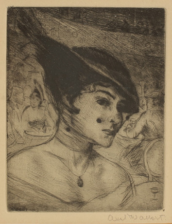 AXEL WALLERT. Etsaus, signeerattu ja päivätty 1918. Taide - Grafiikka ...