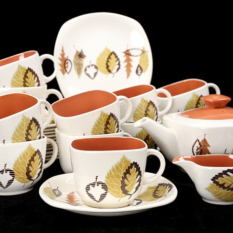 TEA SET, 38 pieces, "Central Park" by Colin Haxby, TG Green & Co ...