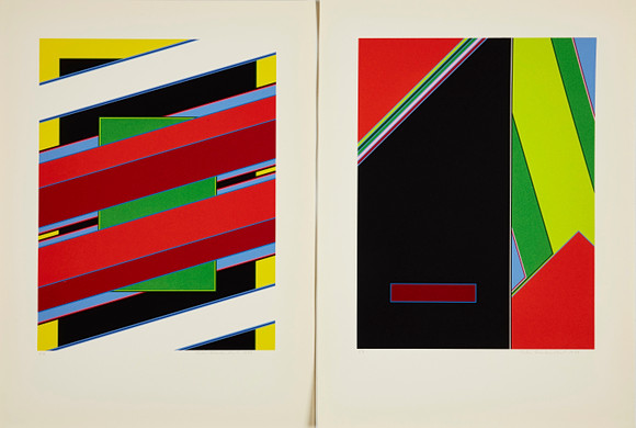 PETER FREUDENTHAL. Mapp "E", 4 av 5 serigrafier, signerade och daterade ...