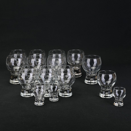 GÖRAN WÄRFF. Glass "Rondo", 19 pieces. Glass - Utility glass - Auctionet