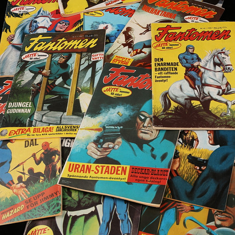 FANTOMEN, serietidning, 17 st, 1966-1969. Leksaker - Serietidningar ...