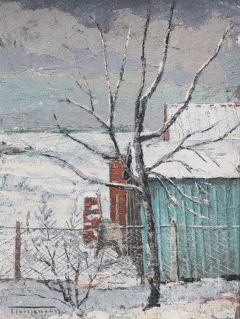 TORSTEN TORSTENSSON. WINTER MOTIF. Art - Paintings - Auctionet