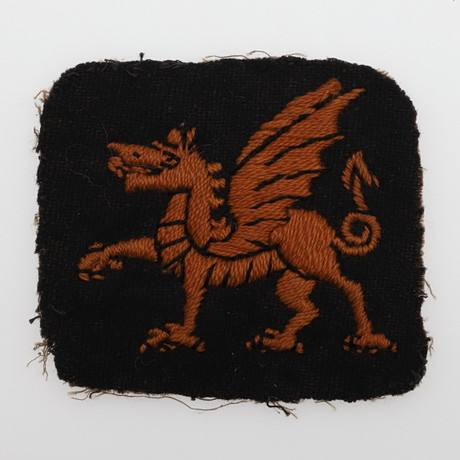 A FIRST WORLD WAR 38TH WELSH DIVISION ARM PATCH. Weapons & Militaria ...
