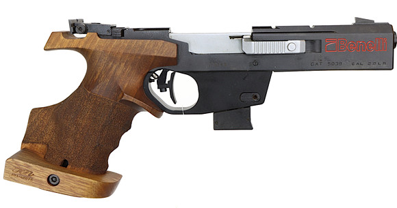 PISTOL, Halvautomatisk, fabrikat Benelli, modell MP90S, kaliber .22LR ...