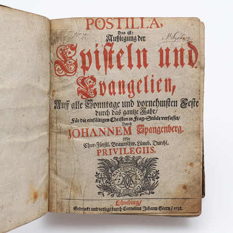 JOHANN SPANGENBERG'S POSTILLA. DAS IST: AUSLEGUNG DER EPISTELN UND ...