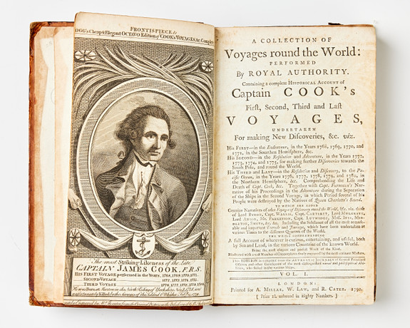 JAMES COOK, A Collection Of Voyages Round The World, London 1790, 6 ...
