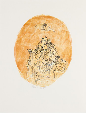 MADELEINE PYK. Litografi, signerad och numrerad 93/250. Konst - Grafik ...