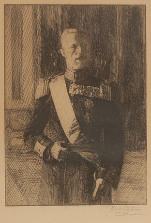 EMIL ÖSTERMAN. Etching, signed. Art - Engravings & Prints - Auctionet