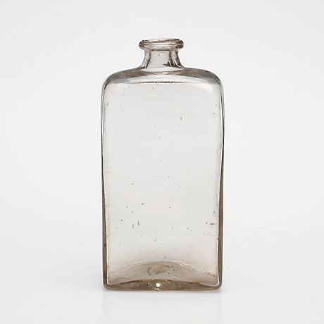 FLASKA, 1700/1800-tal. Glas - Övrigt - Auctionet