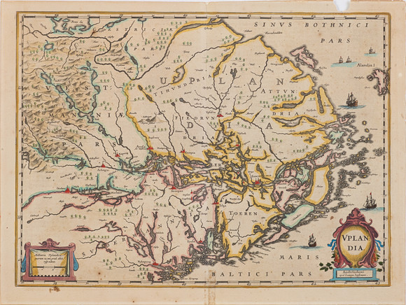 MAPA DE LAS TIERRAS ALTAS DE JANSSONIUS, hacia 1660. Libros, mapas y ...