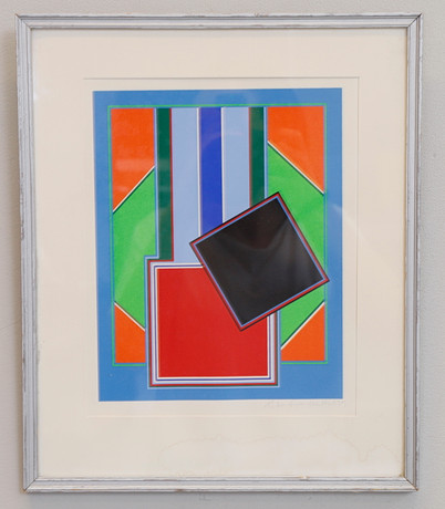 PETER FREUDENTHAL. Komposition. Färglitografi, signerad och daterad -79 ...