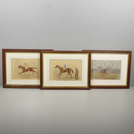 WILLIAM VERNER LONGE (1857-1924). M. CANNON ON ORME; ISINGLASS, SKETCH ...