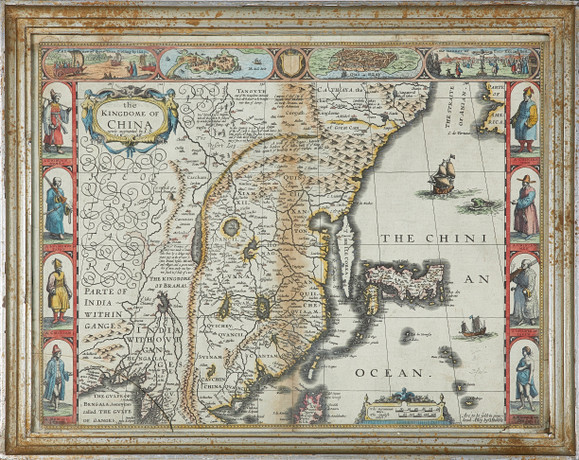 MAP OF CHINA BY SPEED, London 1626. Books, Maps & Manuscripts - Maps ...