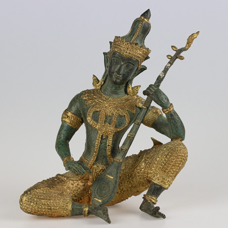 SCULPTURE, Goddess of Knowledge Saraswati, bronze, India. Art ...