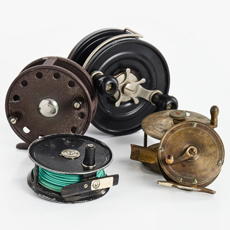 FISHING ROLLS (5). Miscellaneous - Fishing equipment - Auctionet