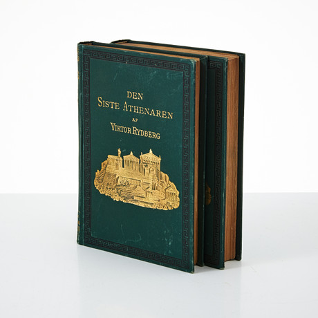 MED VIKTOR RYDBERGS DEDIKATION (2). Böcker, Kartor & Handskrifter ...