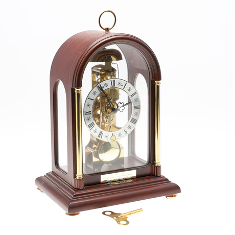 FRANZ HERMLE-A MAHOGANY CASED MANTEL CLOCK. Clocks & Watches - Mantel ...