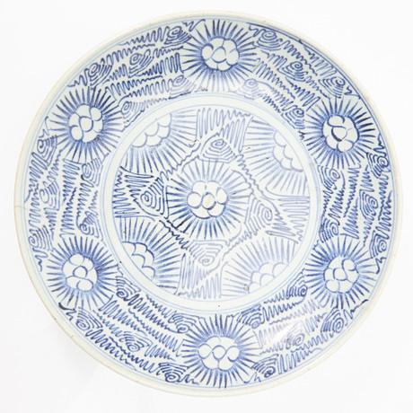 DISH, porcelain, China, Jiaqing (1796-1820), "Starburst", decoration in ...