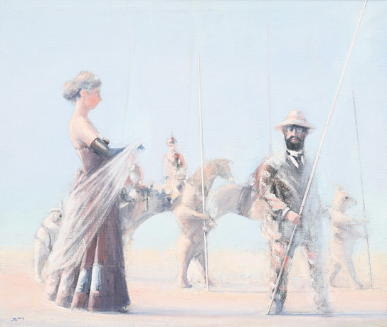 HENRIK BAGER. Olja på duk, monogramsignerad och daterad 1987-89. Konst ...