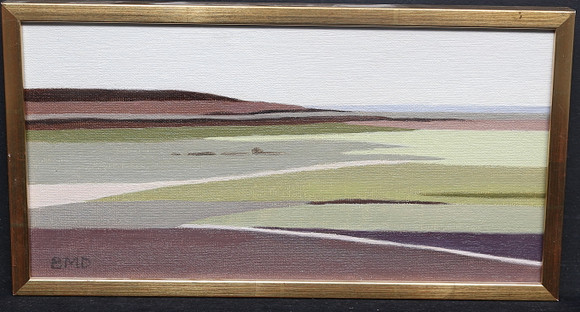 BARBRO MJÖRNE DANIELSON. "Alvar I". Oil on Board, signed BMD. Art ...