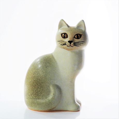 LISA LARSON. figurin, Katt Murre midi, Keramikstudion i Gustavsberg (K-Studio), Gustavsberg ...