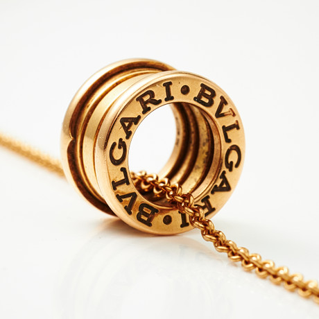 BVLGARI, "B.zero1", necklace, 18k gold, Italian hallmarks, Italy/Arezzo ...