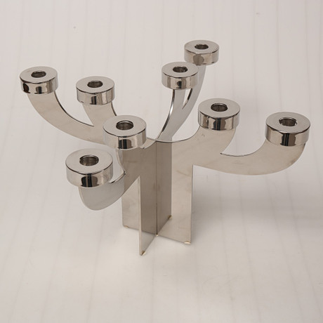 GEORG JENSEN, Candlestick, 8 light sources, design Grethe Meyer ...