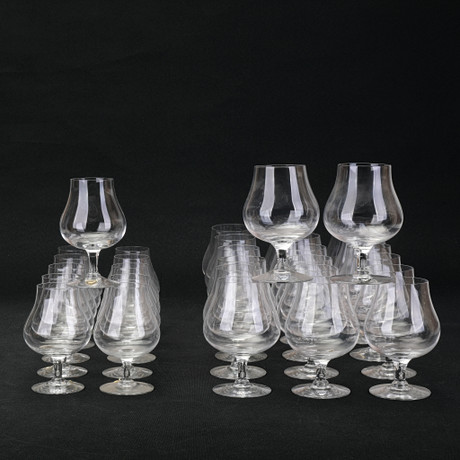COGNAC CUPS Orrefors, 31 pcs. Glass - Utility glass - Auctionet