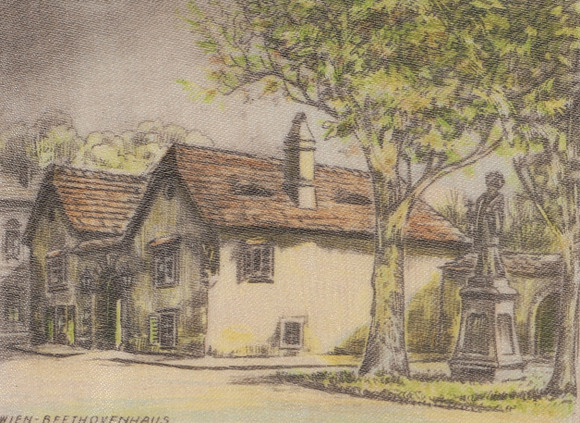 LUDWIG ADAMUS. Motif from Vienna, graphic sheet, signed. Art ...