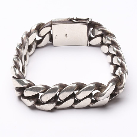 ARMBAND "Pansar", Silver (925), vikt cirka 107,7 gram. Smycken ...