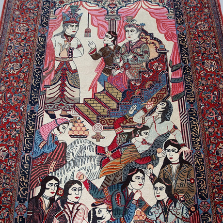 MATTA, Keshan Persien, 207 x 130 cm. Mattor & Textil - Mattor - Auctionet