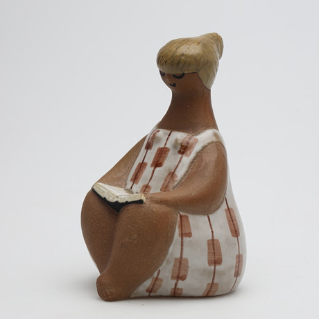 LISA LARSON. FIGURE, "Charlotta", from the ABC girls series, stoneware ...