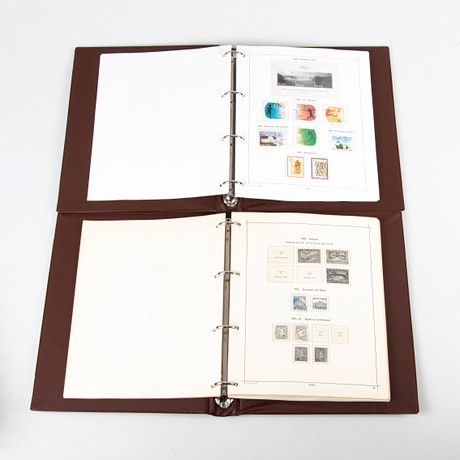 THE STAMPS. 2 albums Iceland. Coins, Medals & Stamps - Stamps - Auctionet