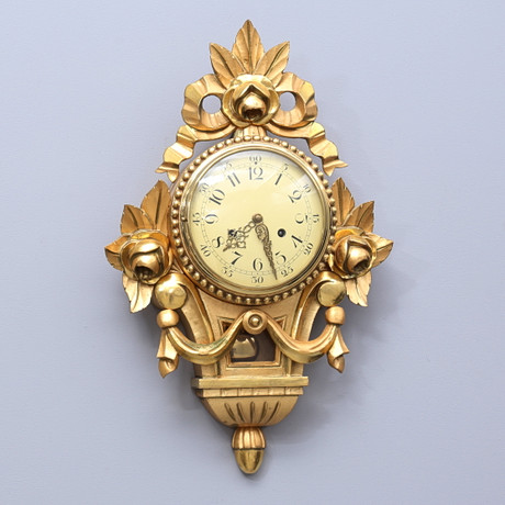 WALL CLOCK, rococo style, 20th century. Clocks & Watches - Wall Clocks ...